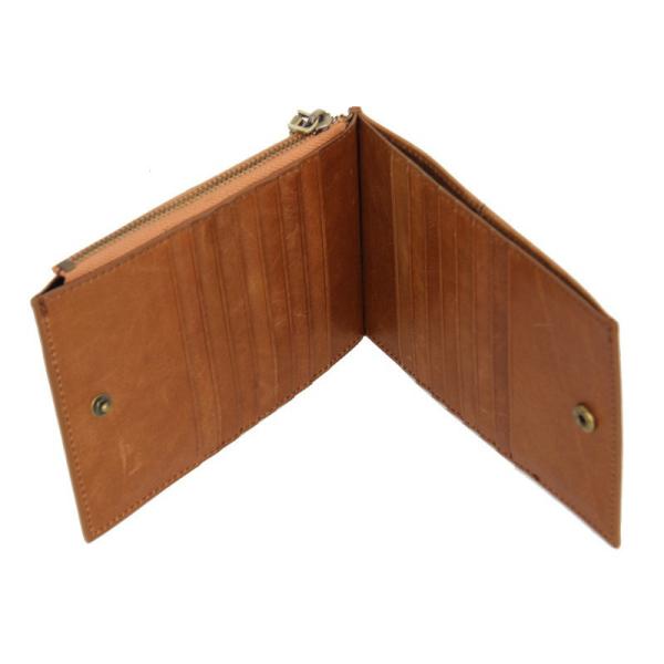 Quality Sample Nylon Lining Material RFID Blocking Genuine Leather Card Holder Folding for sale