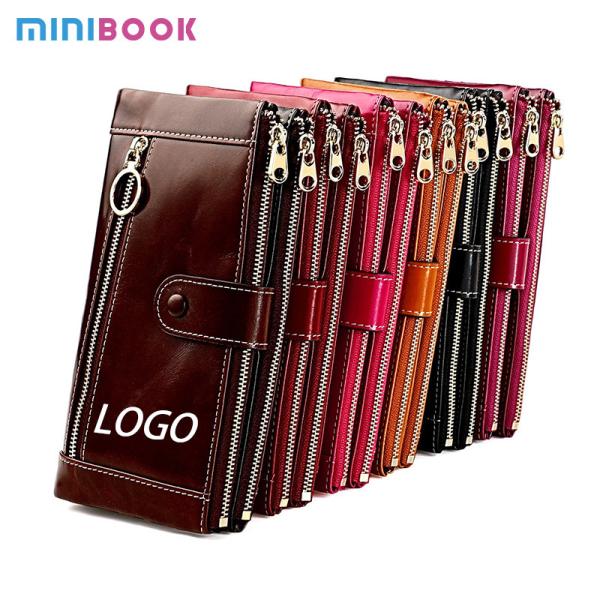 Quality Daily Life Essential RFID Anti-Theft Brush Long Wallet with Mobile Phone Coin Clutch for sale