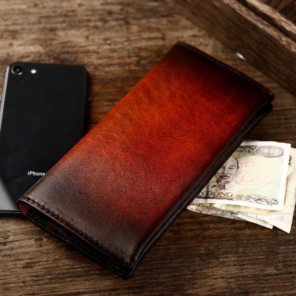 Quality Anti-Theft Cowhide Japanese and Korean Trendy Long Wallet in First Layer Leather for sale