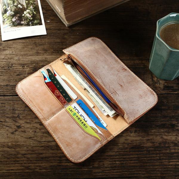 Quality Simple and Stylish Retro Matt Wax Leather Wallet for Men in Japanese Style for sale