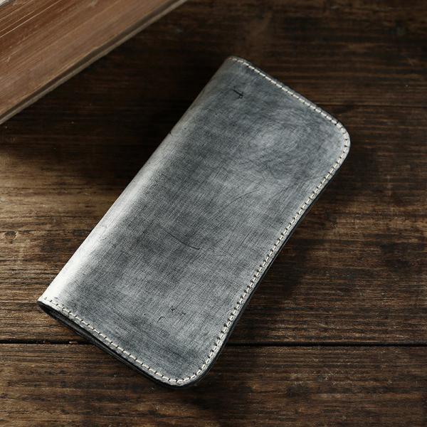 Quality Simple and Stylish Retro Matt Wax Leather Wallet for Men in Japanese Style for sale