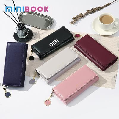 Cina Casse telefoniche da donna con frizione di moda Portafoglio lungo con grande capacità e chiusura aperta in vendita