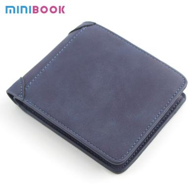 Cina Stile Borsa da uomo di moda Ultratin Vintage Matting PU Pelle Uomini Portafogli per la decorazione in vendita