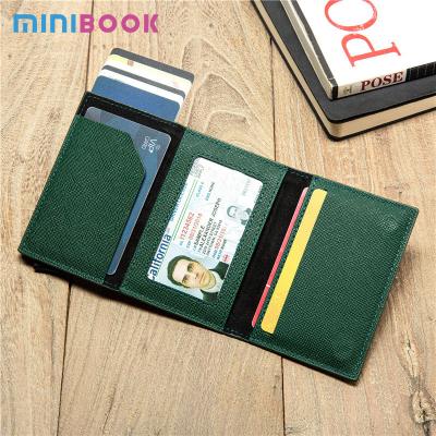 Cina Portatore di carte di credito con logo personalizzato con blocco RFID e compartimento banconote in vendita