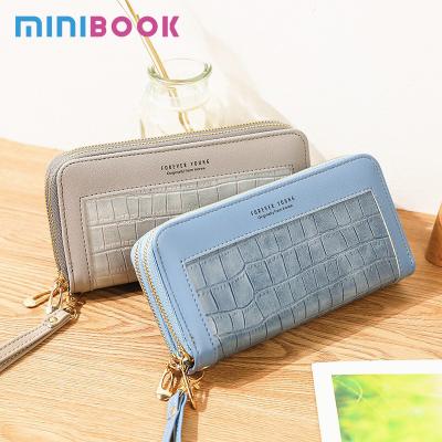 Cina Logo personalizzato Validable Fashion Pu Leather Multi-card Mobile Phone Charger Wallet per donne in vendita
