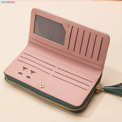 Cina Portafoglio RFID anti-furto per donne con grande capacità e portatile multi-carta in vendita