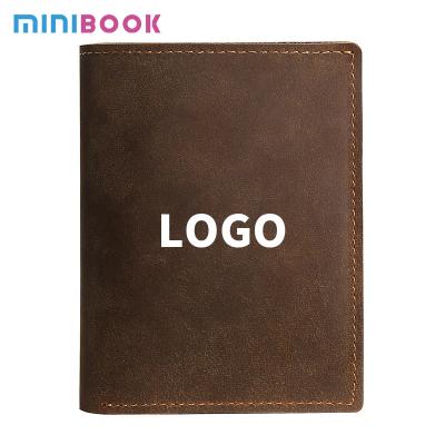 Cina Portafoglio uomo bifold slim in pelle vera con blocco RFID e rivestimento in nylon in vendita