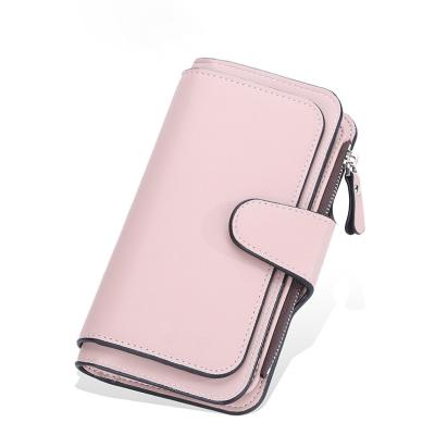 China Retro Pattern Type Vrouwen lange portemonnees Dubbele rits koppelingen voor multifunctionele portemonnees Te koop