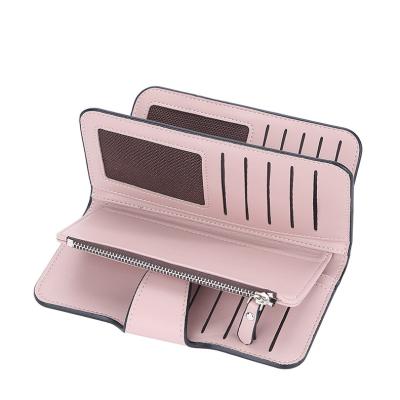 China Retro Pattern Type Vrouwen lange portemonnees Dubbele rits koppelingen voor multifunctionele portemonnees Te koop