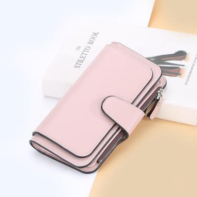China Retro Pattern Type Vrouwen lange portemonnees Dubbele rits koppelingen voor multifunctionele portemonnees Te koop