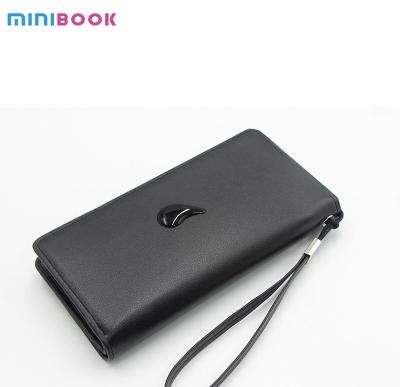 中国 ミニブック 腕帯 ストラップ 財布 ビジネスカード マルチカード クラムシェル レザー 財布 販売のため