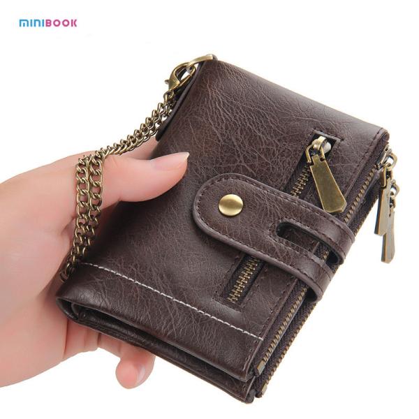 Quality Minibook Fashion Men's Credit Card Coin Bag Short Wallet with Customized Logo for sale