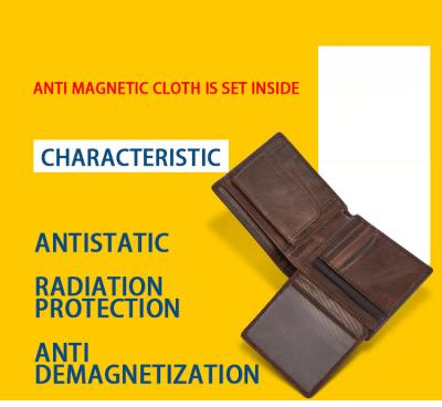 Cina Top Grain Real Leather Vintage Designer Slim Laser Engraving RFID Portafoglio in pelle maschile in vendita