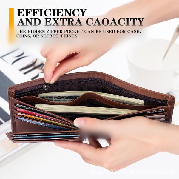 Quality Short Wallet PU Leather Male Casual Purse ID Cards Holder Clutch Coin Purse for sale
