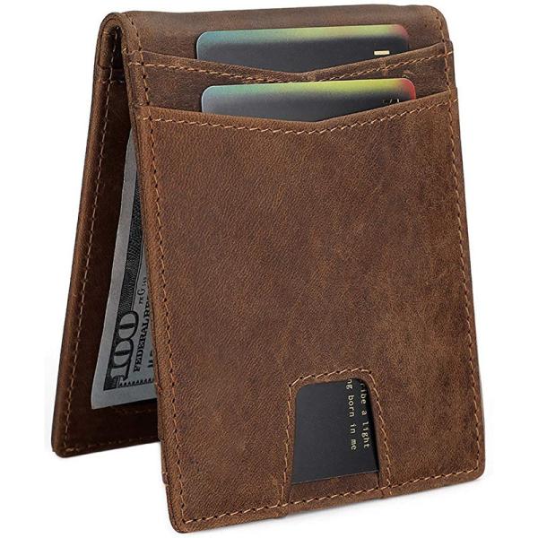 Quality Customized Men's Credit Card Holder Wallet with Portable Thin Design and Rfid for sale