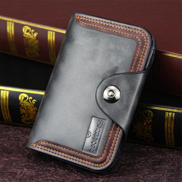 Quality Large Capacity Men's Multi Function Wallet with Magnetic Buckle and Waterproof Design for sale