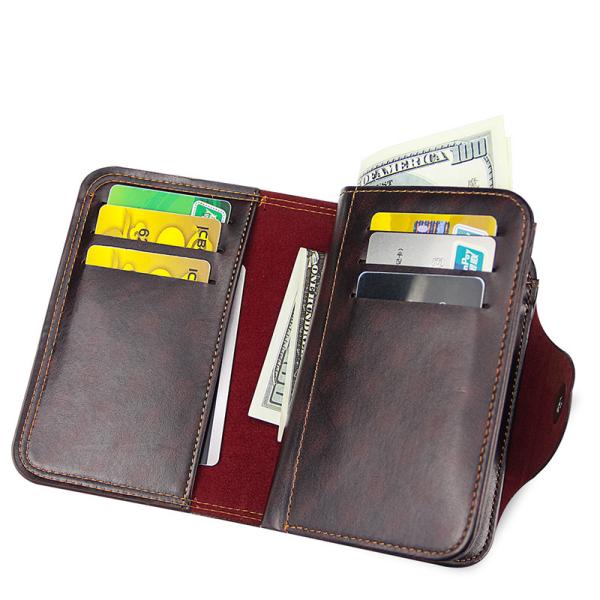 Quality Large Capacity Men's Multi Function Wallet with Magnetic Buckle and Waterproof for sale