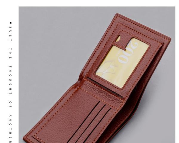 Quality Driver's License Card Holder Fashion Short Pebble Leather Wallet for Men for sale
