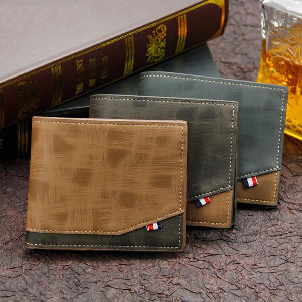 Quality Availiable Sample Portable Card Wallet Oil Wax Cowhide Leather Money Bag for Men for sale