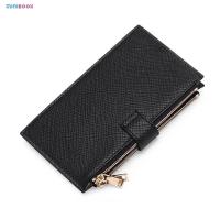 China PU Saffiano Leather Long Card Slot Money Case RFID Blocking Bifold Wallet 12 Card Capacity for sale