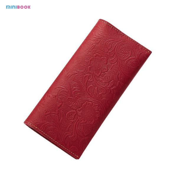 Portafoglio vita quotidiana Portafoglio in pelle femminile lungo con finestre e materiale in PVC trasparente