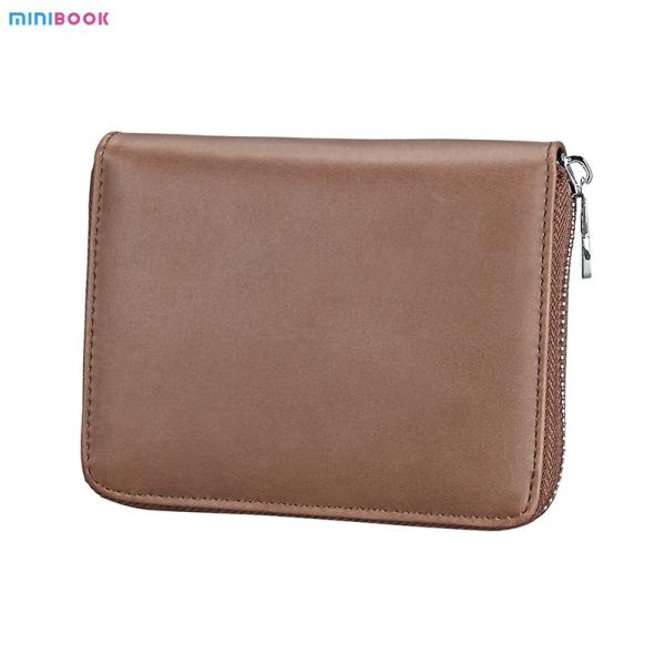Quality Large Capacity ID Credit Card Holder Organ Zipper Coin Purse for Men and Women for sale