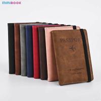 Quality Vintage Business Passport Covers Holder Multi-Function ID Bank PU Leather Wallet for sale