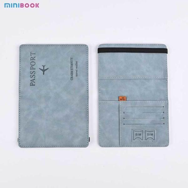Quality Vintage Business Passport Covers Holder Multi-Function ID Bank PU Leather Wallet for sale