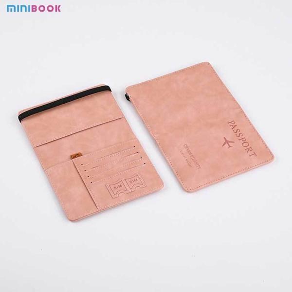 Quality Vintage Business Passport Covers Holder Multi-Function ID Bank PU Leather Wallet for sale