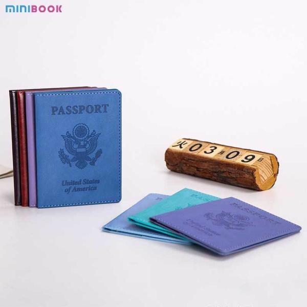 Quality 2023 USA Passport Holder Sleeve Custom Logo for Personalized Traveling in PU for sale