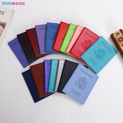 Quality 2023 USA Passport Holder Sleeve Custom Logo for Personalized Traveling in PU for sale