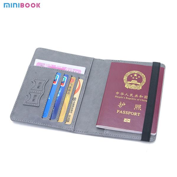 Quality Customized Pattern Minibook Passport Holder Rfid Blocking Travel Wallet for for sale