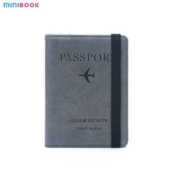 Quality Customized Pattern Minibook Passport Holder Rfid Blocking Travel Wallet for for sale