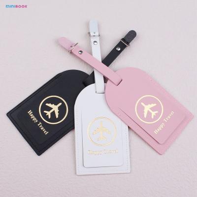 Cina Logo personalizzato oro in alluminio porta passaporto bagagli tag regalo set per accessori di viaggio in vendita