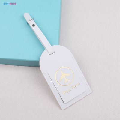 Cina Logo personalizzato oro in alluminio porta passaporto bagagli tag regalo set per accessori di viaggio in vendita