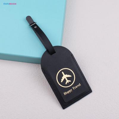 Cina Logo personalizzato oro in alluminio porta passaporto bagagli tag regalo set per accessori di viaggio in vendita