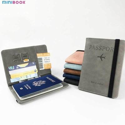 China Availiable Sample of Fashion Credit Card Wallets for Elastic Cord Travel Passport Holder Te koop