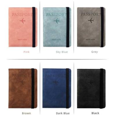 China Availiable Sample of Fashion Credit Card Wallets for Elastic Cord Travel Passport Holder Te koop