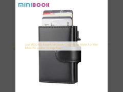 Low MOQ Mix Modelli Minibook Crazy Horse Portafoglio Per Uomini Bifold PU Pelle Borsa Vintage