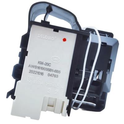 Китай KM-20C AWS1619035B1-6B5 Селонг Пластиковый и металлический переключатель дверного замка для стиральной машины продается