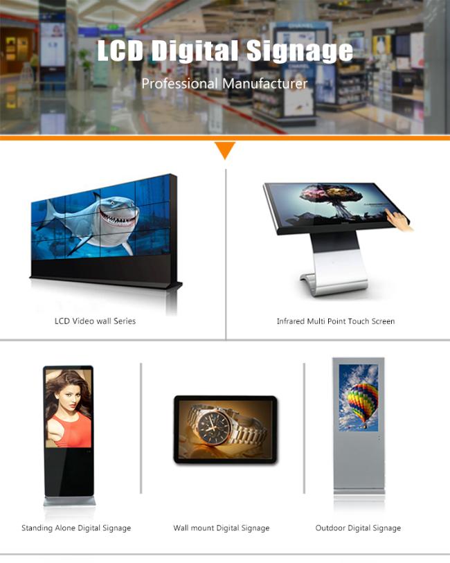 ad floor standing lcd display