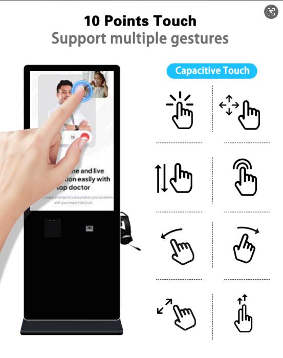 43 inch Healthcare Interactive Kiosk front view