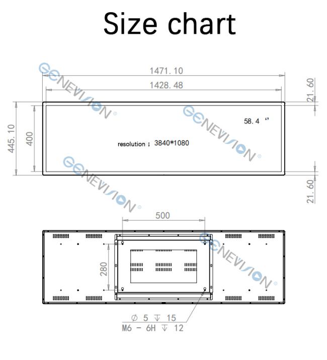 58.4inch LCD Display in retail environment