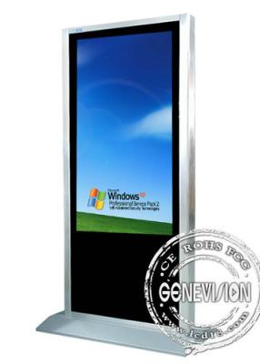 China 55 Inch Touch Screen Signage 178°/ 176° Interactive 4gb Kingston Ram for sale