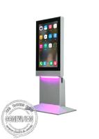 China Lcd advertising Touch Screen Kiosk , HD Digital Information Display android for sale