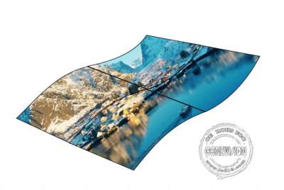 중국 다중 모양이 형성된 라운드 또는 구부러진 탄력적 OLED가 쇼핑 몰을 위한 스크린을 접합합니다 판매용