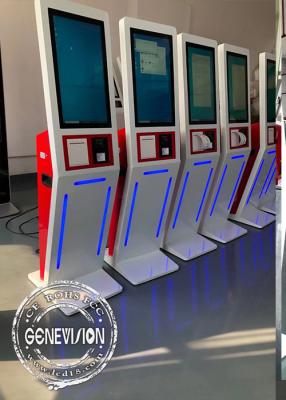China 27 Zoll geführter Scanner-Drucker Licht-Dekor-Selbstservice-Touch Screen Kiosk-Windows QR zu verkaufen