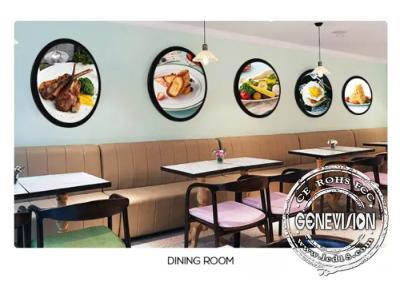 China Semi Outdoor 1500nits High Brightness Wifi Digital Signage 23.6 Inch Circular LCD Screen for sale