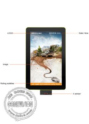 China Shopping Mall Advertising Android Network Media Player Digital WIFI with QR Code Scanner for sale