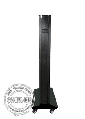 중국 이중 Lcd 접촉 광고 Standee/기만항법보조 미디어 플레이어 토템 디지털 방식으로 움직일 수 있는 Signage 판매용
